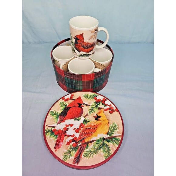 Cracker Barrel | Dining | Cardinal Tea Coffee Mugs Cracker Barrel Set ...